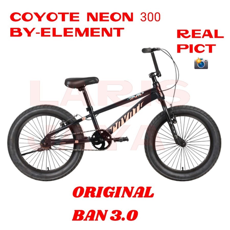 Jual Sepeda bmx 20 inch ban besar , bmx 20 ELEMENT COYOTE NEON 300 ...