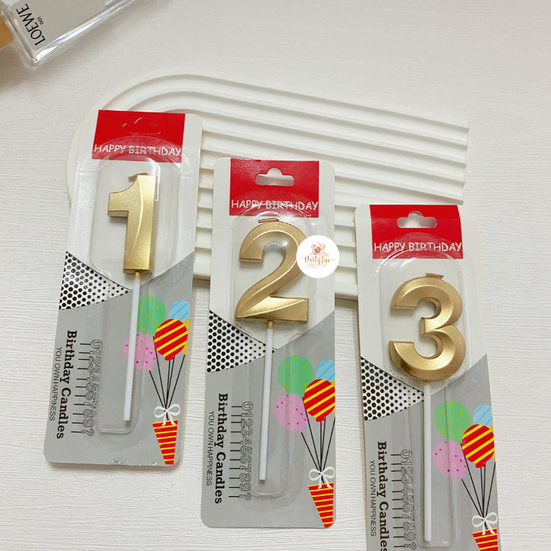 Jual LILIN ANGKA CHROME PART 2 / LILIN ULANG TAHUN / LILIN ULTAH ...
