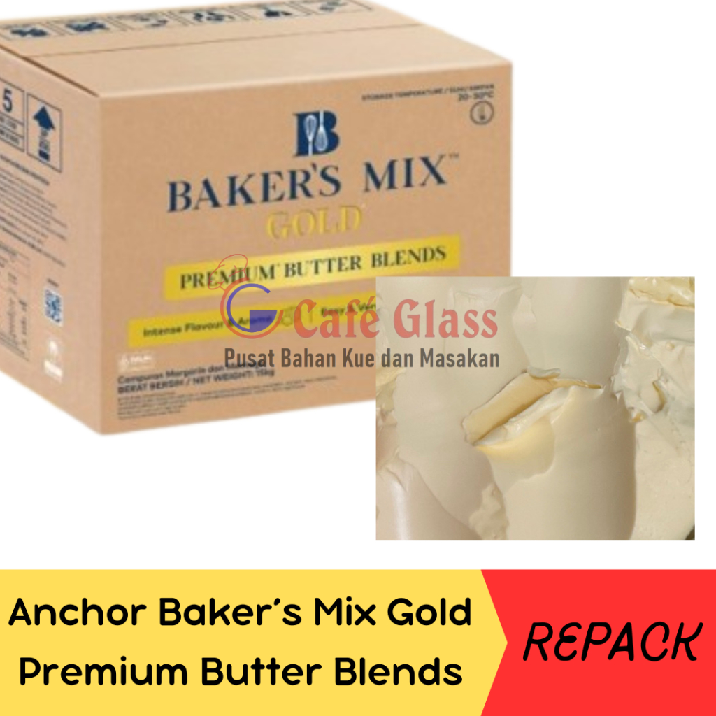 Jual Anchor Baker's Mix Gold Premium Butter Blends-Repack | Shopee ...
