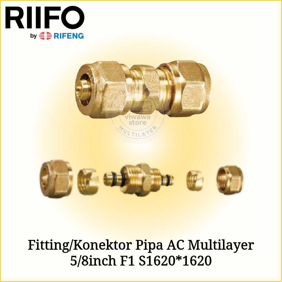 Jual RIFENG - Fitting / Konektor Pipa AC Multilayer 5/8inch F1 S1620 ...