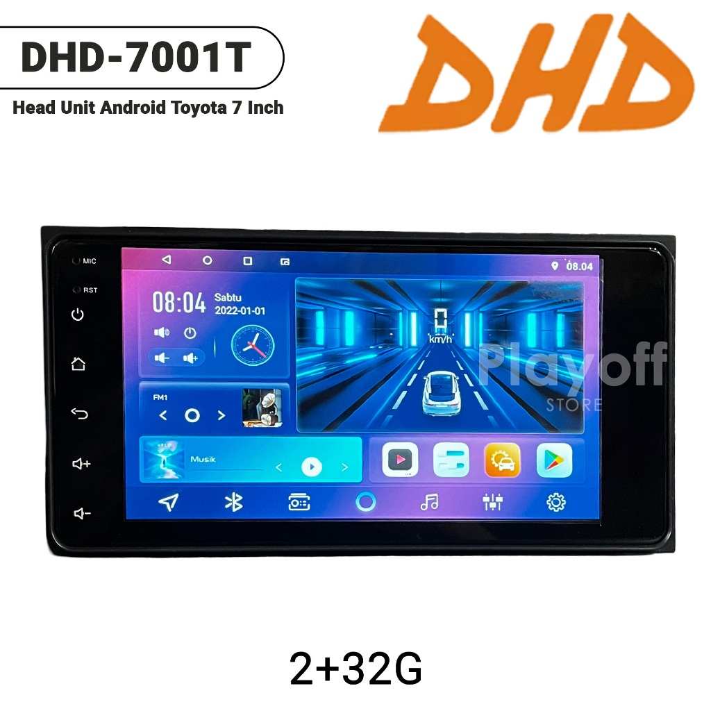 Jual Head Unit ANDROID 7 Inch (Plug and Play Ukuran dan Socket TOYOTA ...