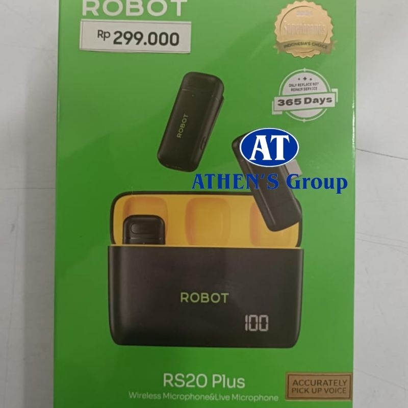 Jual WIRELESS MICROPHONE ROBOT RS20 PLUS | Shopee Indonesia