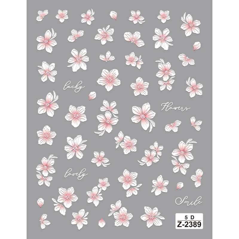 Jual [Nailstickers.Co] Nailsticker sticker kuku nailart flower stiker ...