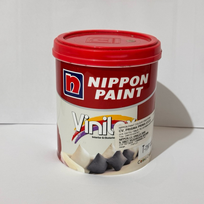Jual VINILEX Cat Tembok Nippon Paint Kaleng 1 Kg Coklat | Shopee Indonesia