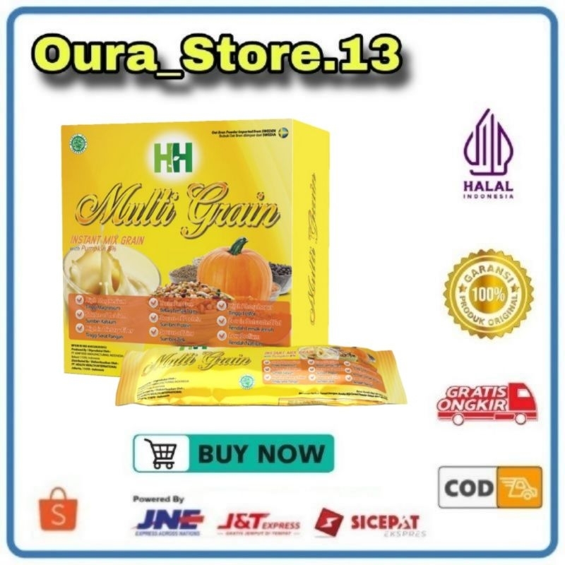 Jual HH Multigrain Multi grain Original BPOM 100% Kemasan BOX ISI 20 ...