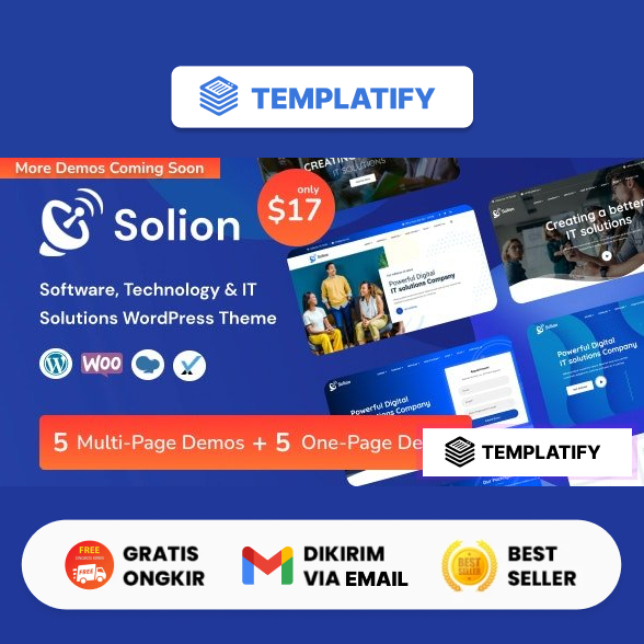 Jual Solion v2.4 - Technology & IT Solutions WordPress Theme Wordpress / Themeforest Website ...
