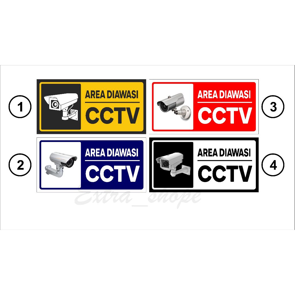 Jual Akrilik sign CCTV, rambu CCTV | Shopee Indonesia