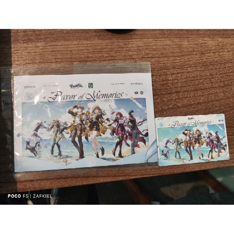 Jual HSR 2nd Anniversary Postcard + Redeem card Firefly, Kafka, Blade ...