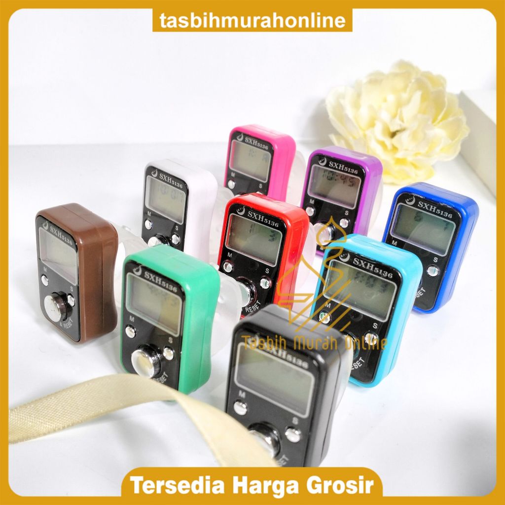 Jual Tasbih Digital Mini Tanggal + JAM / Tasbih Mini Electric Tanggal ...