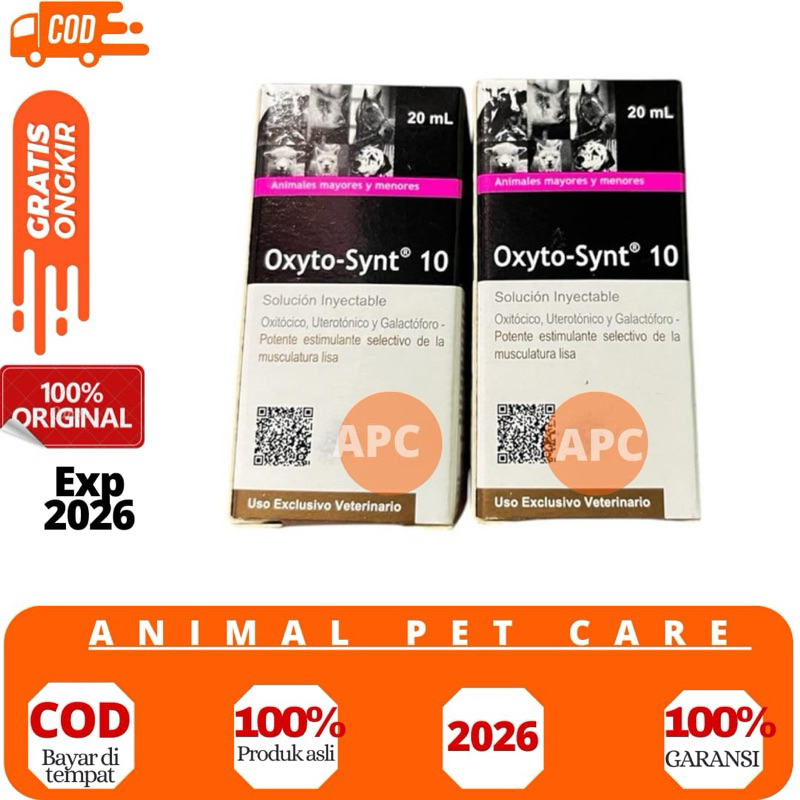 Jual oxitosin Oxyto Synt - Oksitosin 20 ml Untuk Hewan ternak | Shopee ...
