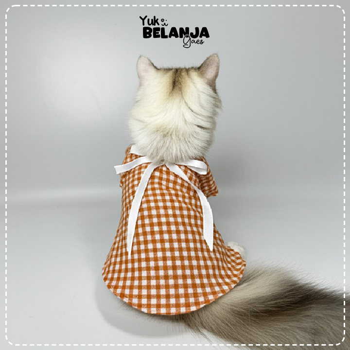 Jual Baju Kucing Bahan Katun Birizy Sabrina Dress Series / Baju Kucing ...