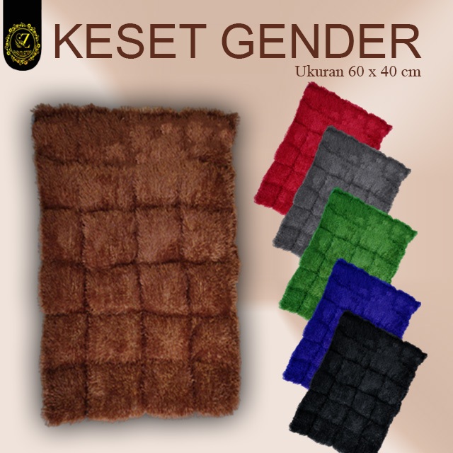 Jual KESED GENDER/Keset Gender Bulu Rasfur Halus Alas Kucing Tebal ...