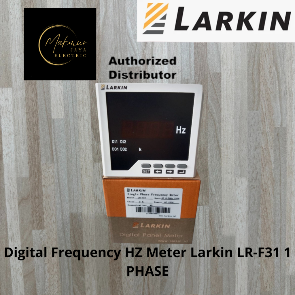 Jual Digital Frequency Hz Meter Larkin LR-F31 | Panel Meter Frekuensi ...