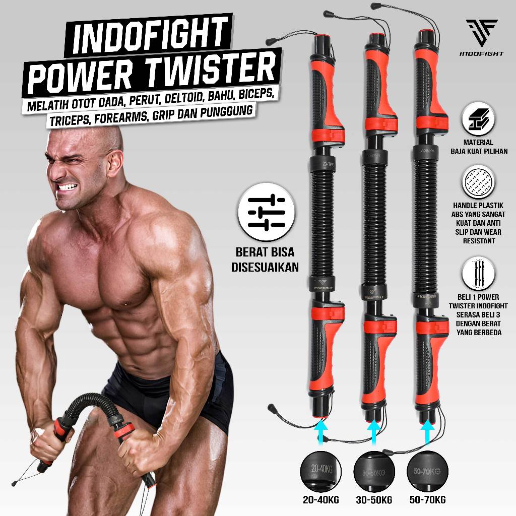 Jual Power Twister Indofight Adjustable Alat Olahraga Dada Alat ...