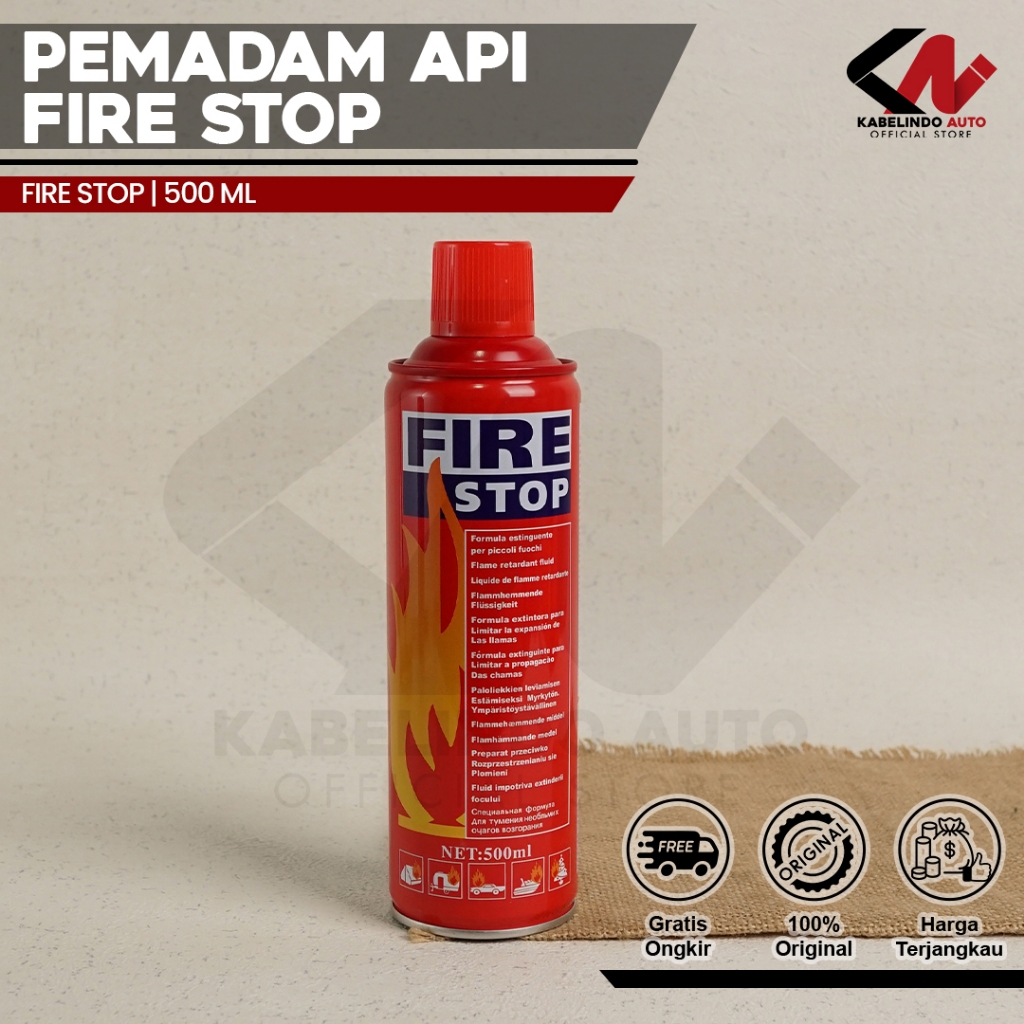 Jual Alat Pemadam Api Mini Apar Fire Stop Mobil 500ml Promo + Breket ...
