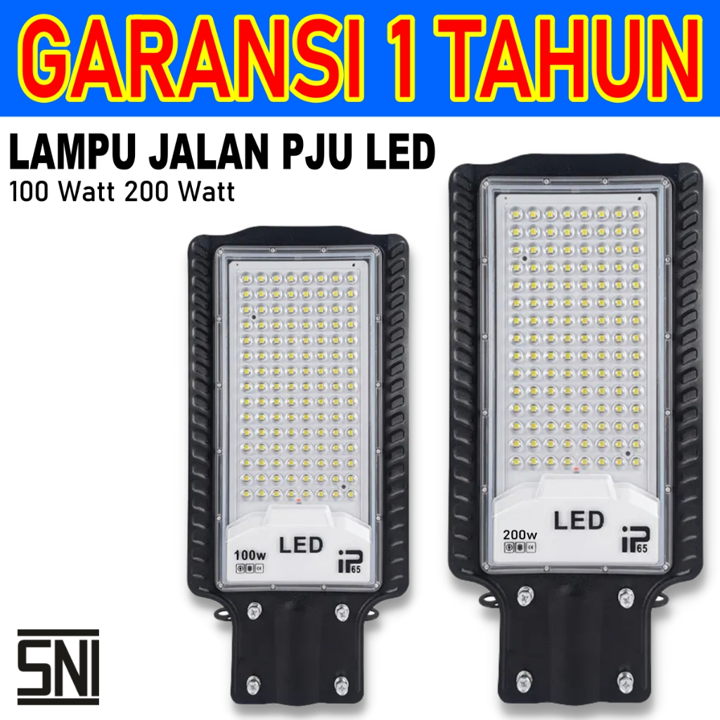 Jual Lampu Jalan PJU LED 100 Watt 200 Street Light Outdoor Waterproof ...