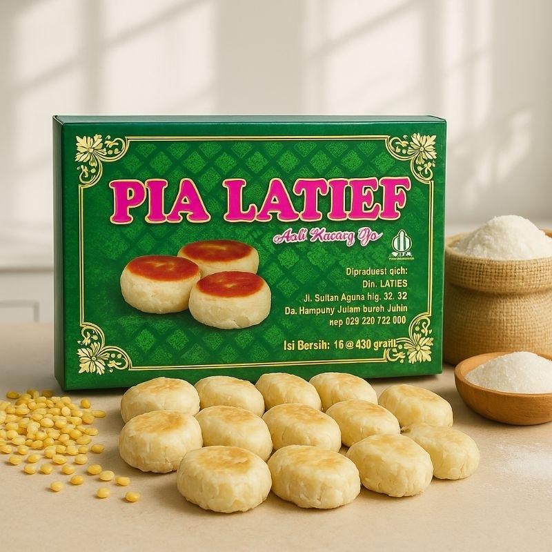 Jual Bakpia Kacang Ijo Latief Kediri isi 10 pcs | Shopee Indonesia