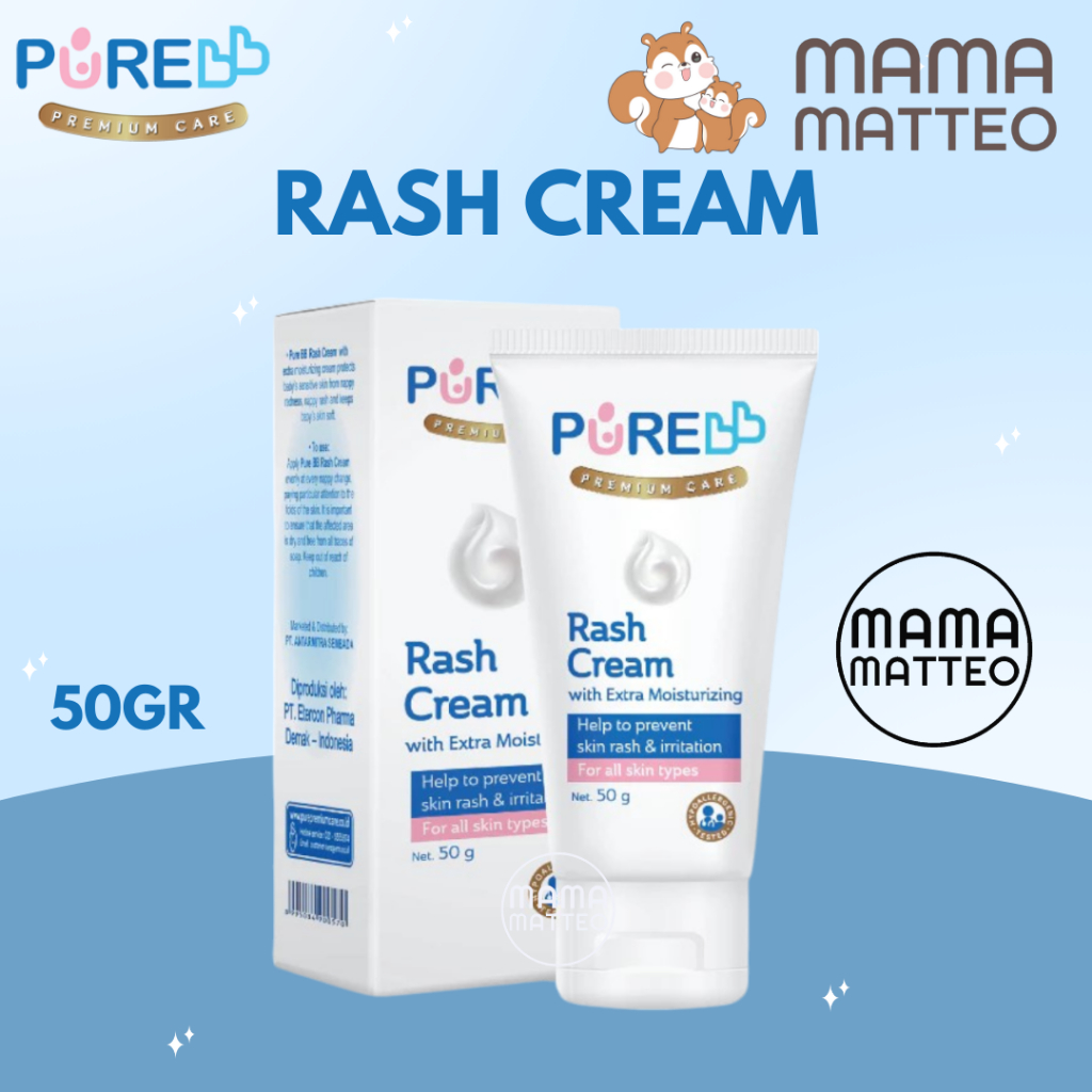 Jual PUREBB Rash Cream 50gr / Baby Diaper Rash Krim Ruam Popok Bayi ...