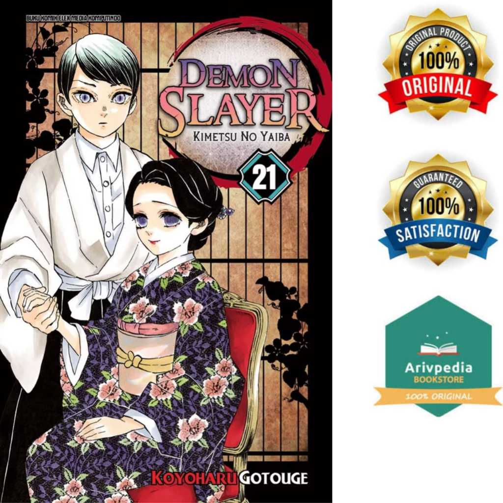 Jual Demon Slayer Kimetsu No Yaiba 11 12 13 14 15 16 17 18 19 20 21 (Komik Segel Original ...