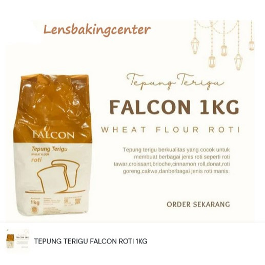 Jual Falcon Tepung Terigu Roti Protein Tinggi 1kg / 1 kg | Shopee Indonesia