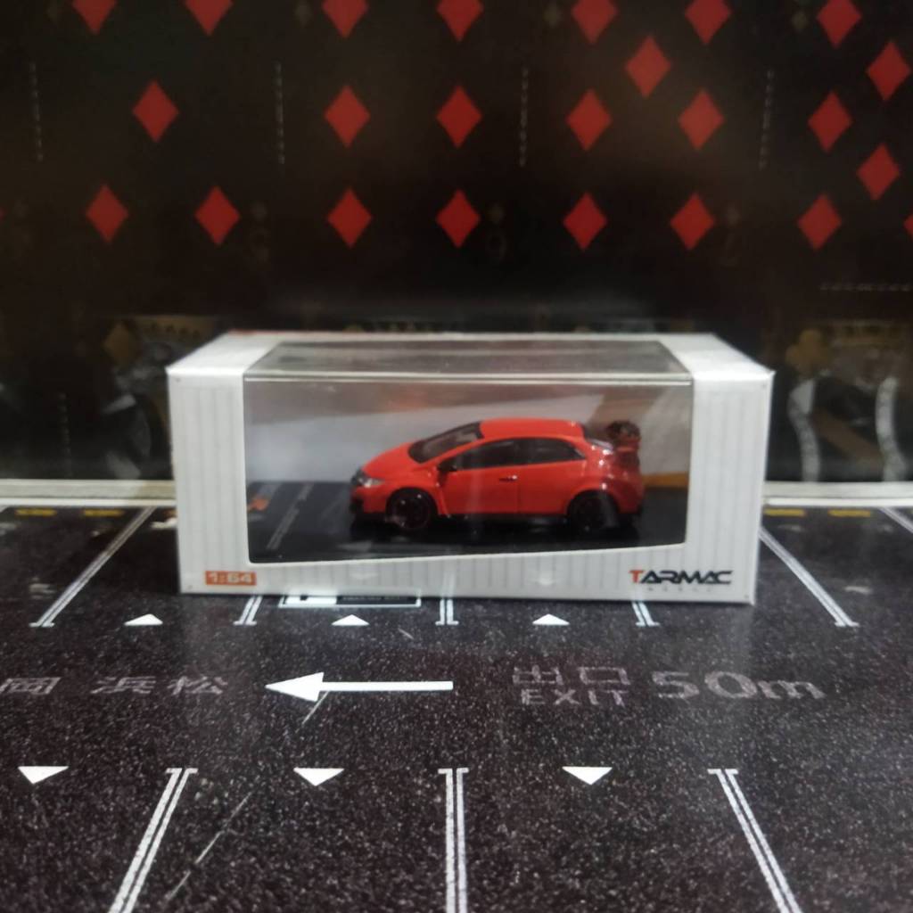 Jual Tarmac Works 1/64 Honda Civic Type R FK2 Milano Red 1:64 - Mini ...