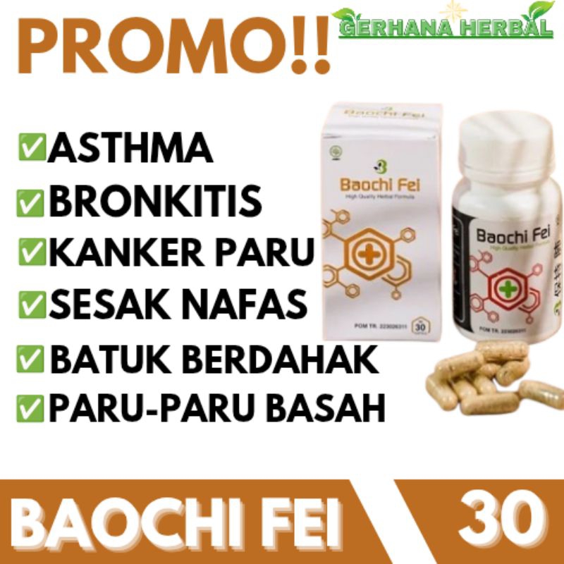 Jual PROMO!! Baochi Fei Original Herbal Cina Atasi TBC,Asma,Spesak ...