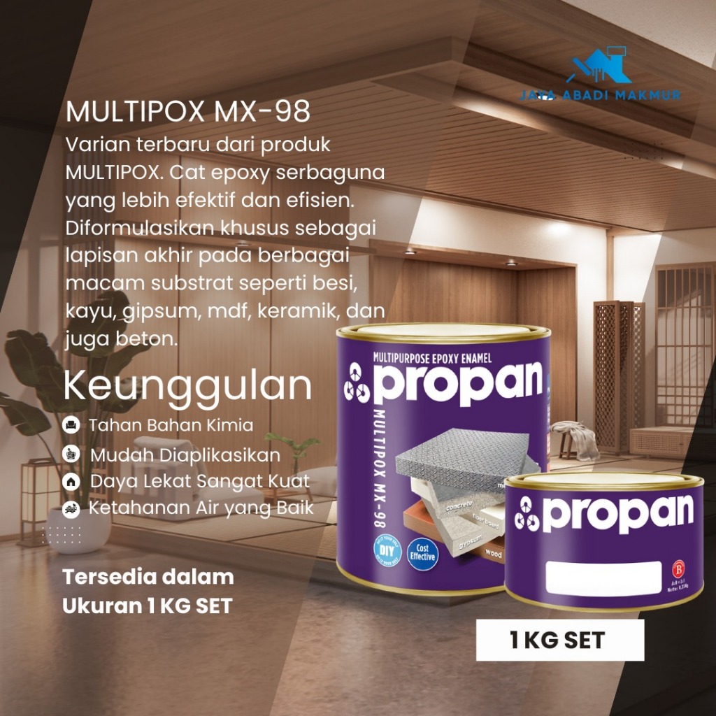 Jual Propan Multipox MX-98 1 kg set / Cat Epoxy Serbaguna | Shopee ...