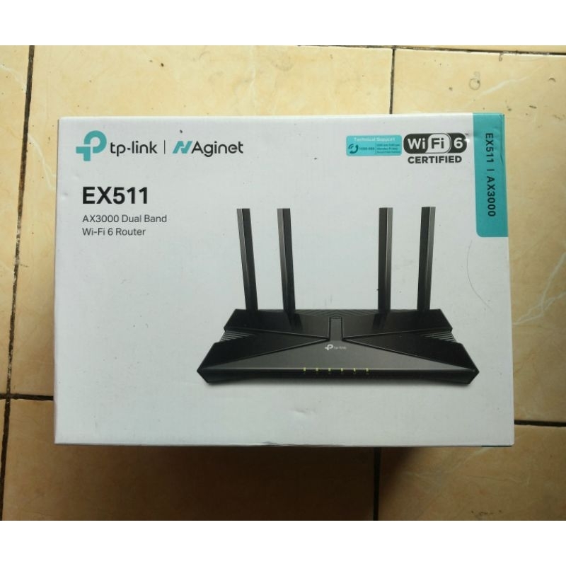 Jual Router TP-Link Aginet EX511 AX3000 Dual-Band Wi-Fi 6 | Shopee ...
