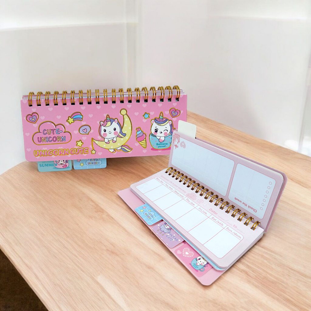 Jual Buku Kalender Weekly Planner Weekly Schedule Notes Memo Buku ...
