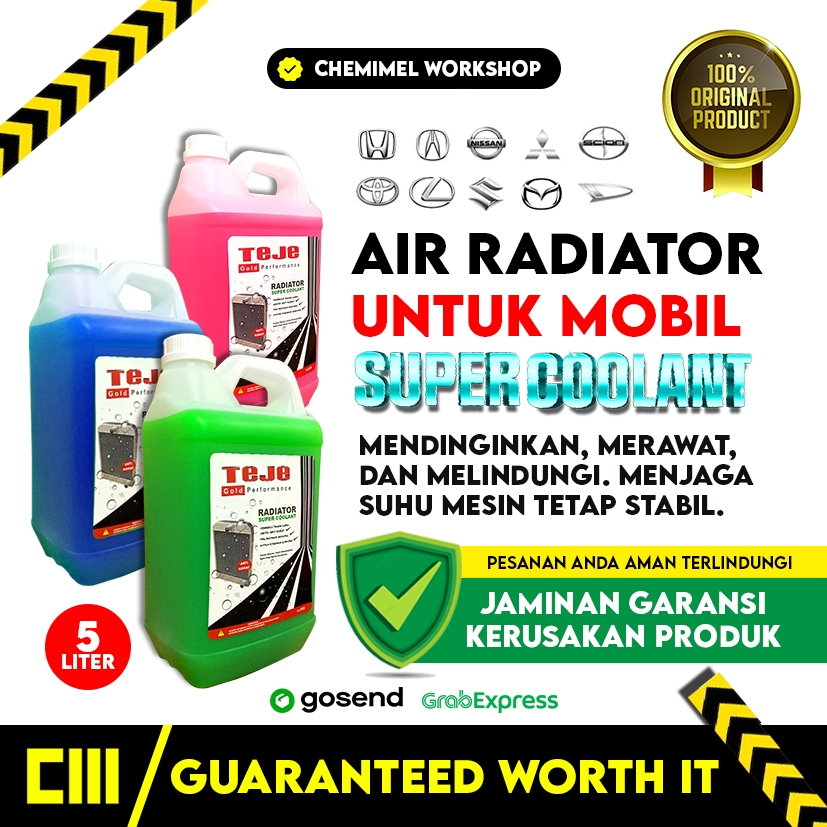 Jual Air Radiator Mobil 5 Liter Radiator 5 Liter Air Radiator Super ...