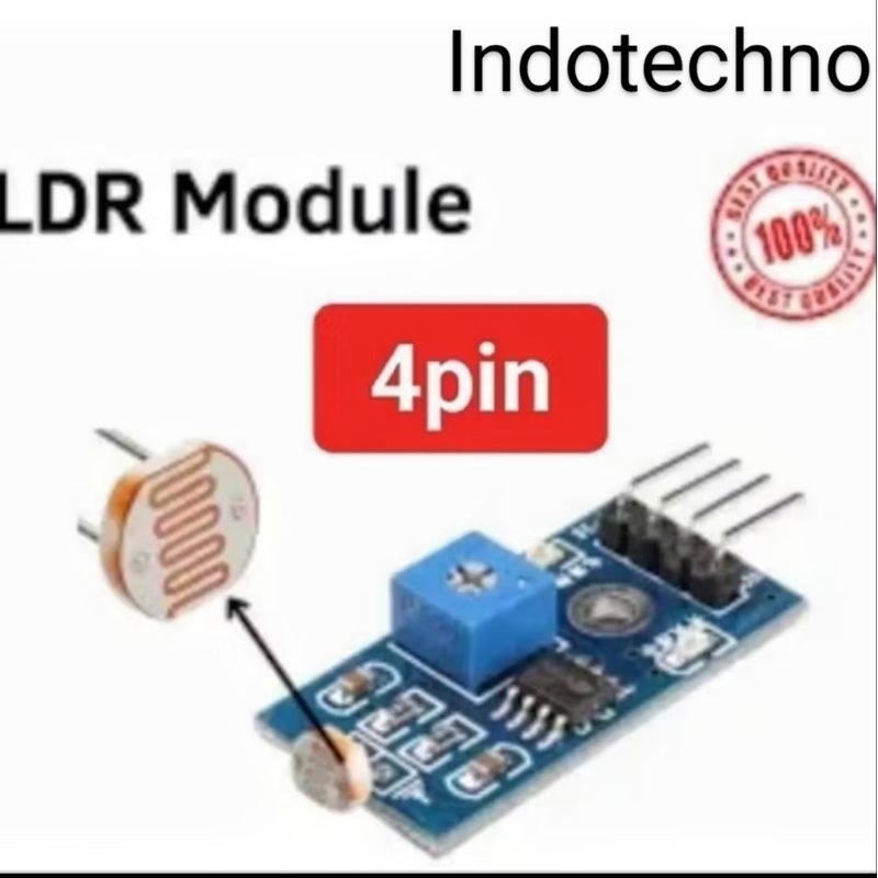 Jual Module Sensor Cahaya Module Light Sensor Ldr 4pin Ao Do Arduino
