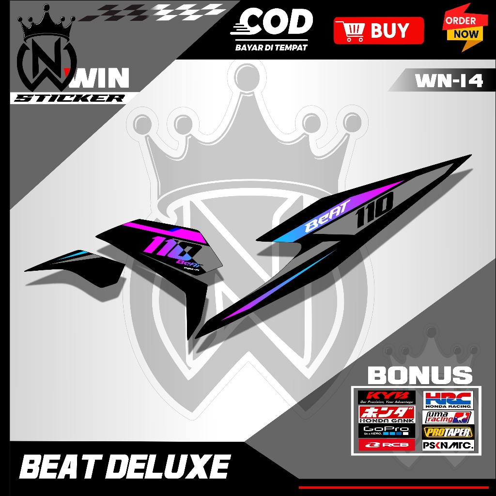 Jual Sticker Motor Beat Deluxe Street - Striping Beat Street 2020-2023 ...