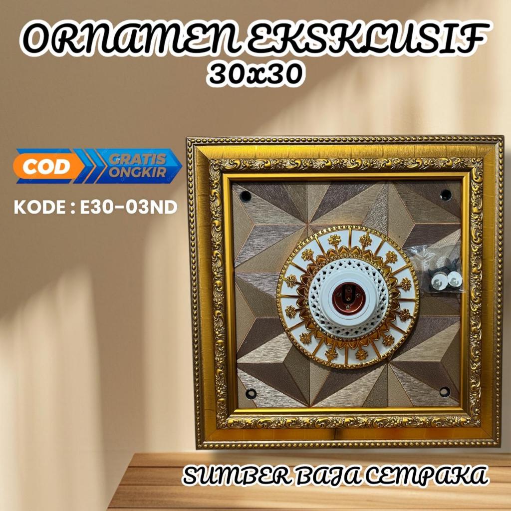 Jual Ornamen Lampu PVC - Ornamen Plafon PVC - Fitting Lampu - Rumah ...