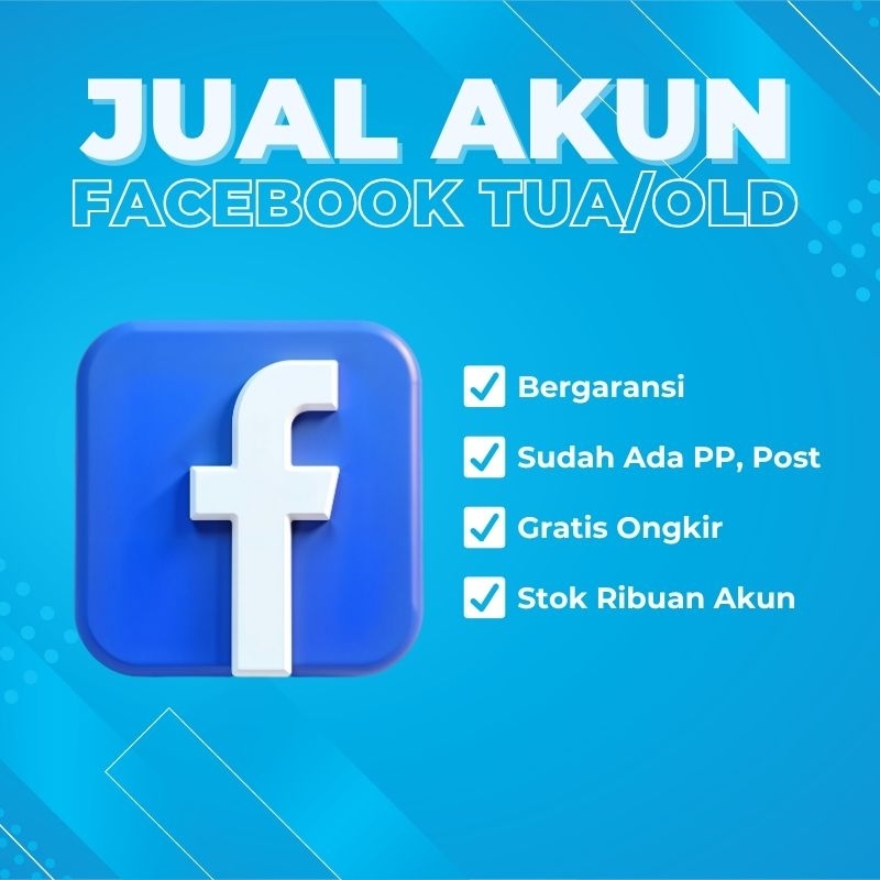 Jual AKUN FB 2FA FOTO PROFIL PERMANEN BERGARANSI | Shopee Indonesia