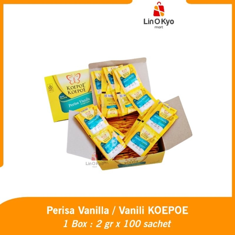 Jual KOEPOE Perisa Vanila / Vanili ( Box isi 100 sachet x 2gr) | Shopee ...
