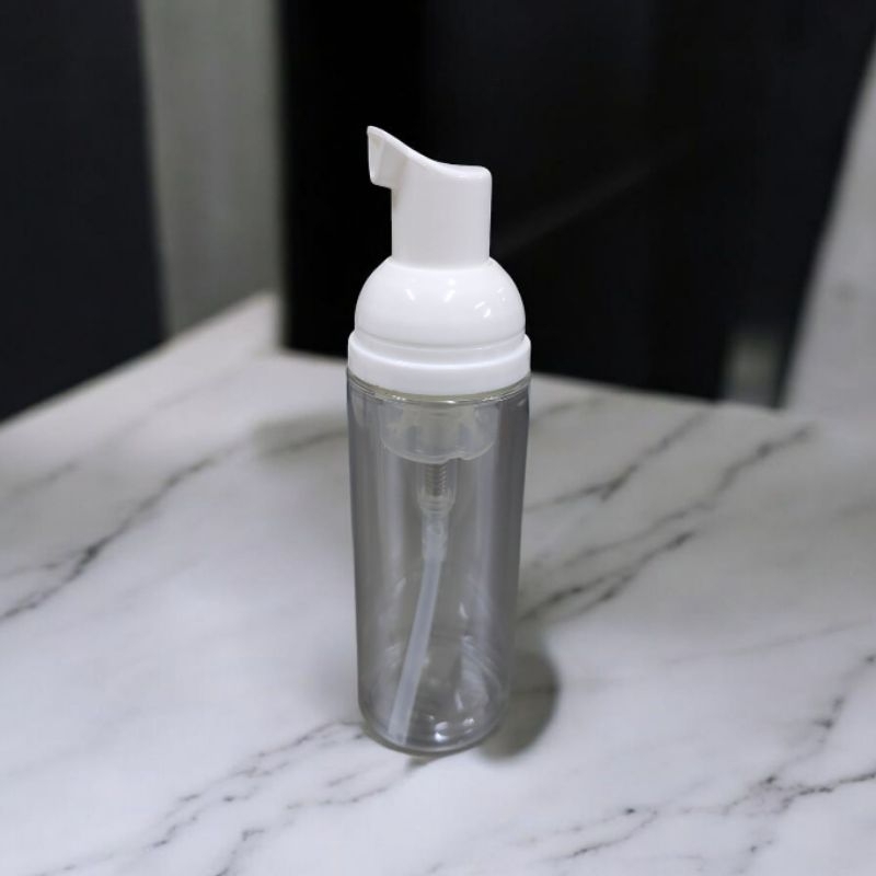 Jual TERMURAH Botol Foam 60 ml Foaming warna Bening / Clear + Pump ...