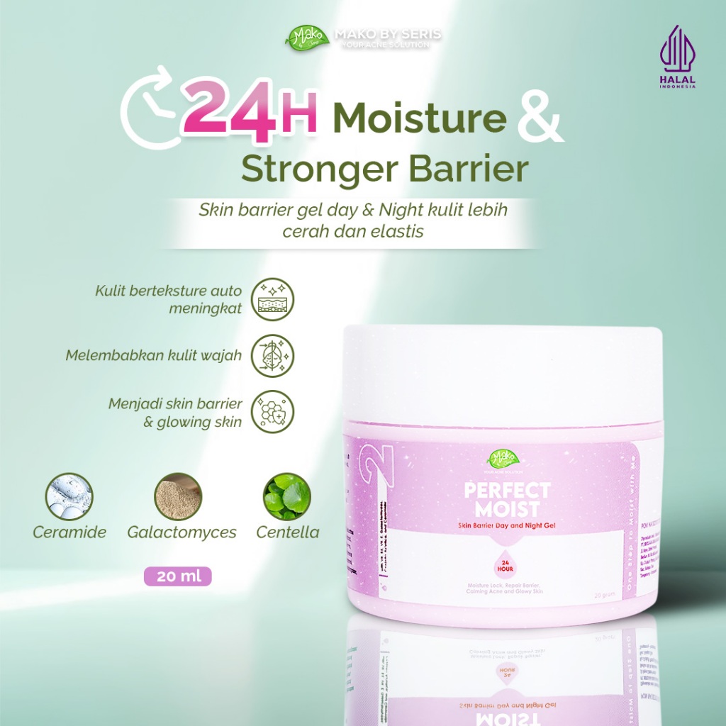 Jual Mako by Seris Skin Barrier Perfect Moist Day Night Gel 20gr ...