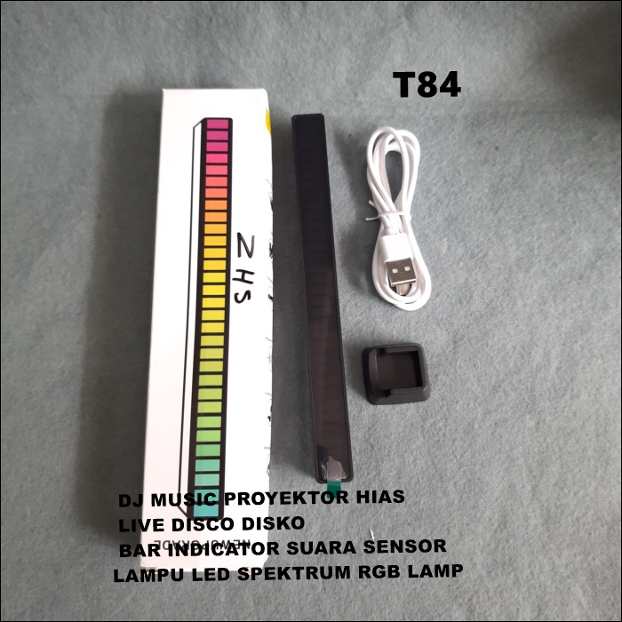 Jual T84 LAMPU LED SPEKTRUM RGB LAMP BAR INDICATOR SUARA SENSOR LIVE ...