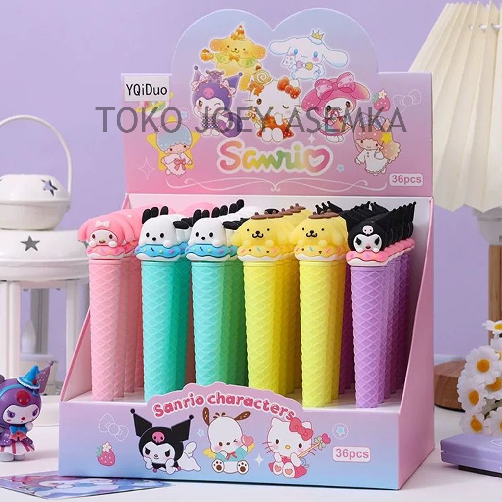 Jual PULPEN ES KRIM SANRIO PEN ICE CREAM MELODY PURIN KUROMI PENA ...