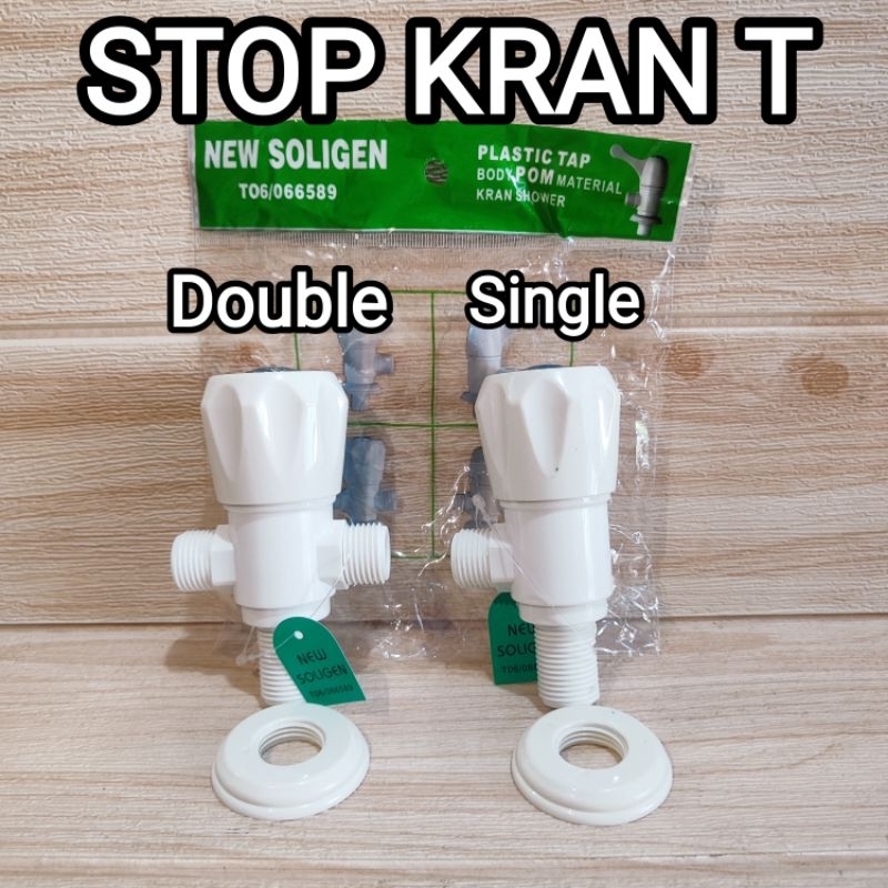 Jual Stop Kran T Kran PVC Keran Cabang Soligen Closet Kran Toilet ...