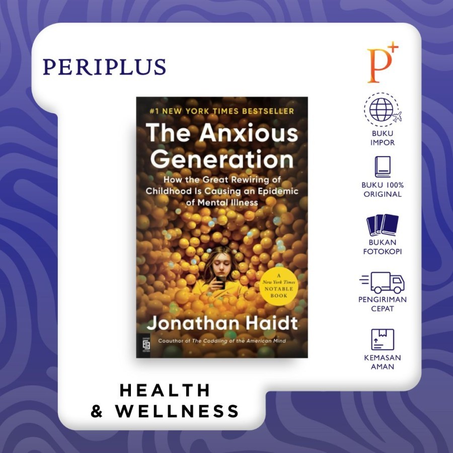 Jual Anxious Generation Paperback US by Jonathan Haidt - 9798217059201 ...