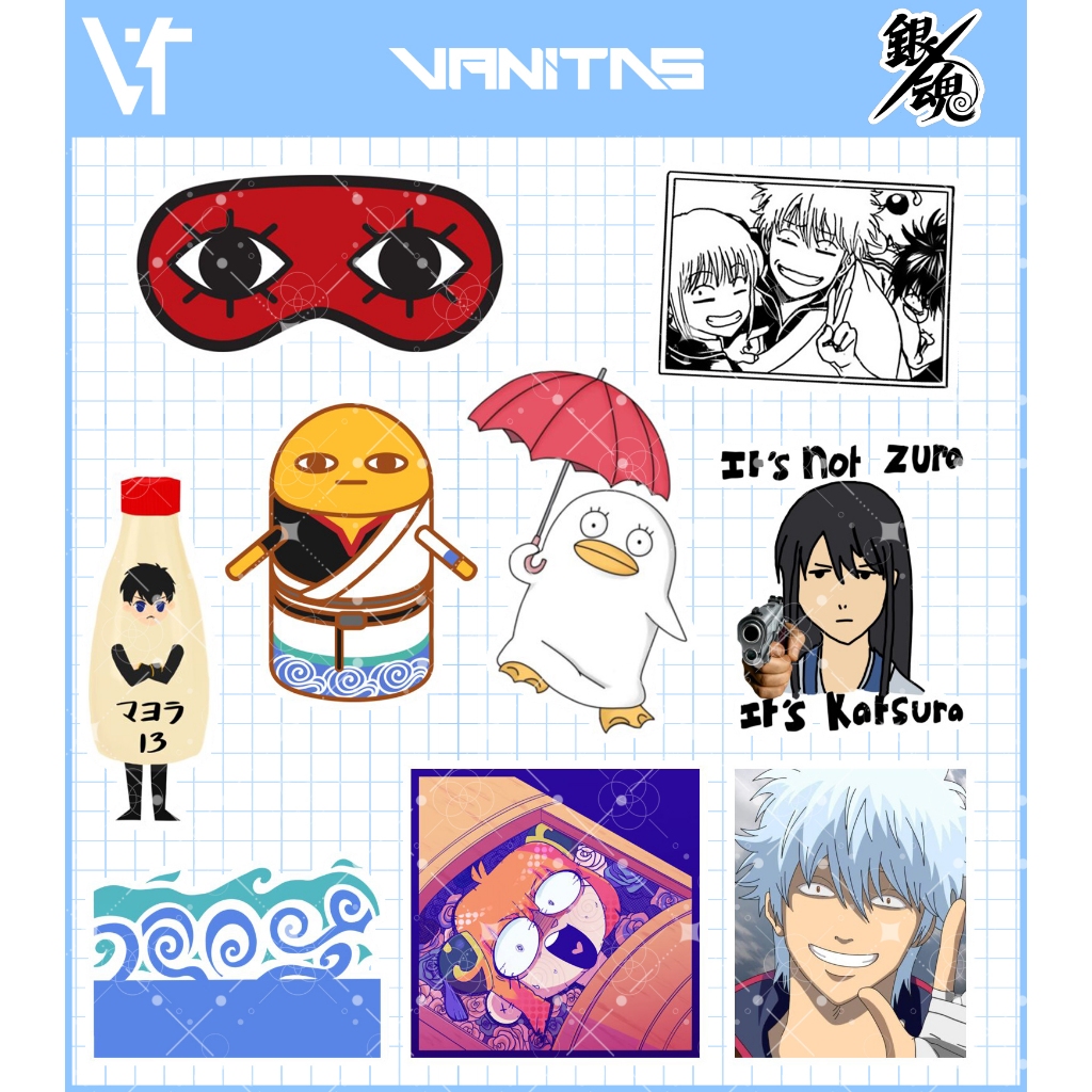 Jual Stiker/Sticker | Gintama | Sticker HP Aesthetic | Shopee Indonesia