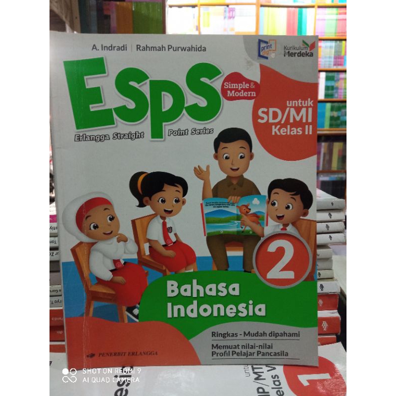 Jual Buku esps bahasa Indonesia untuk SD kelas 2 kurikulum merdeka original | Shopee Indonesia