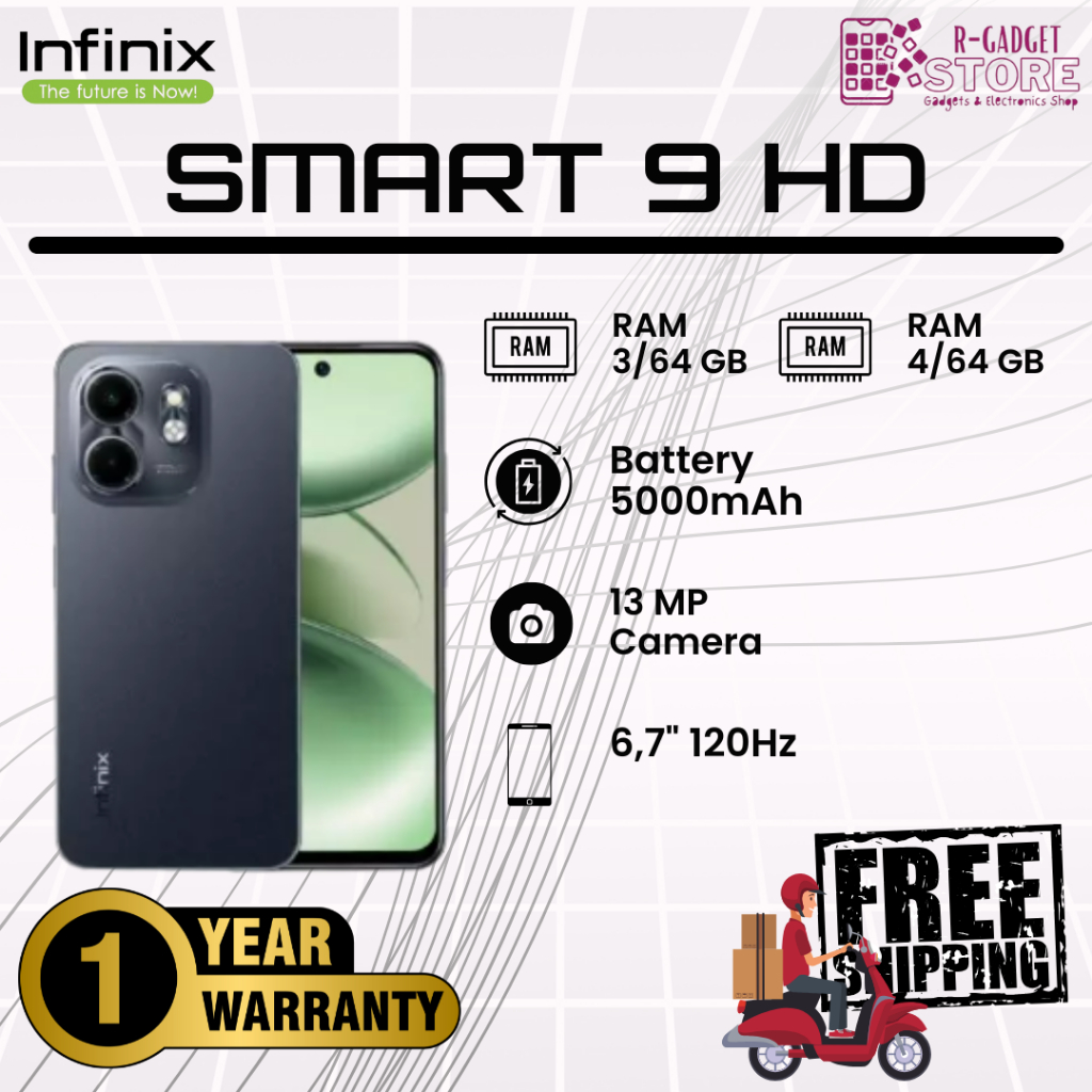 Jual INFINIX SMART 9 HD [3/64GB] [4/64GB] || GARANSI RESMI || NON REPACK | Shopee Indonesia