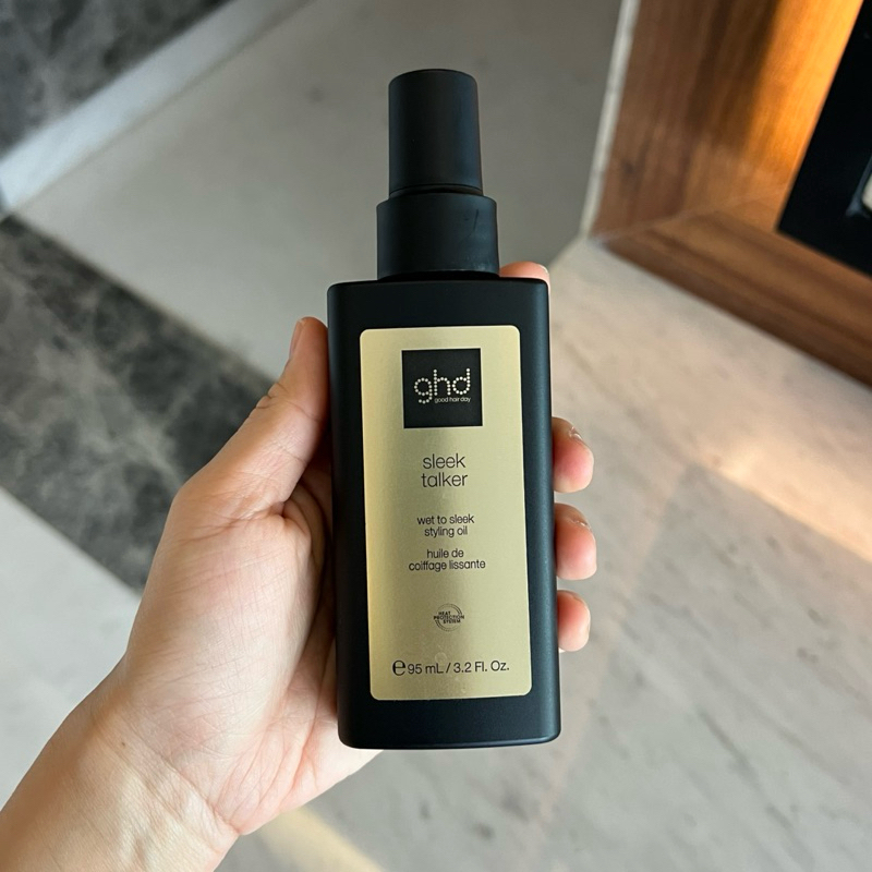 Jual GHD Sleek styling oil - Sleek talker | wet to sleek styling oil ...