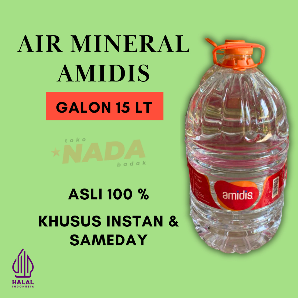 Jual Amidis Air Mineral Galon 15 Liter | Shopee Indonesia