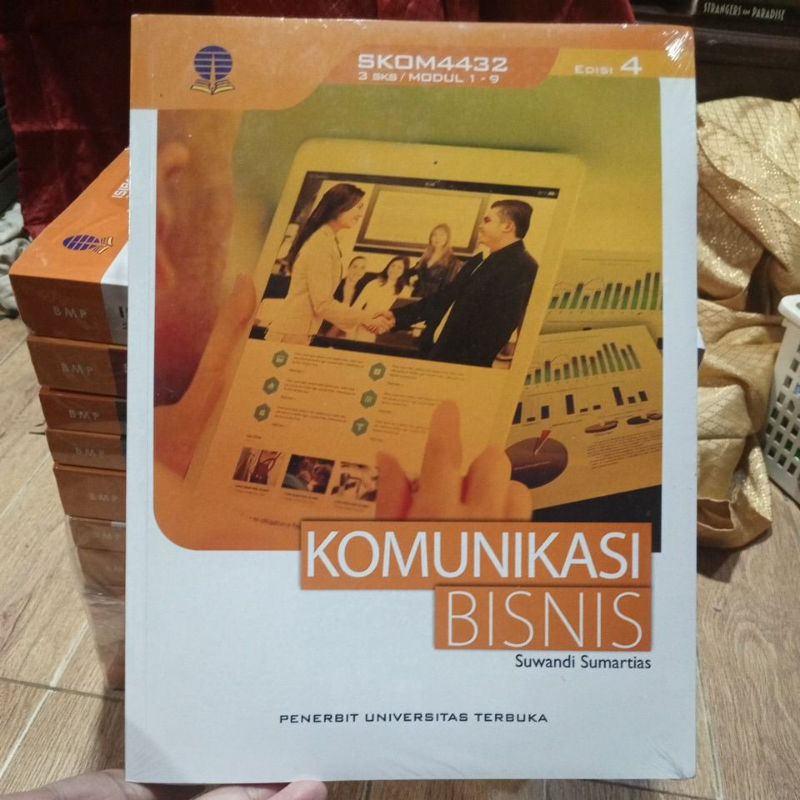 Jual buku komunikasi bisnis, edisi 4, MODUL UT, universitas terbuka, new, bersegel rapi, mulus ...