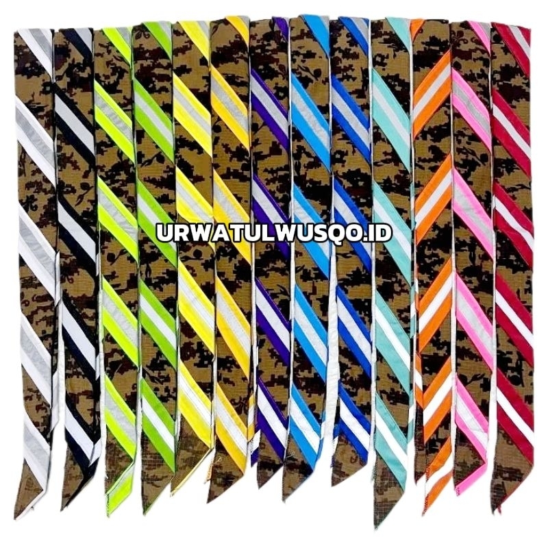 Jual scraf Pramuka | scraf loreng Pramuka | scraft bahan ripstok ...