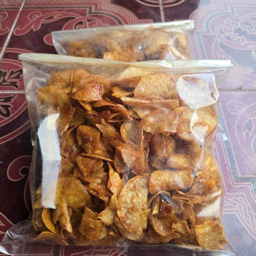 Jual ( GRATIS ONGKIR ) Keripik Singkong Lengket 500GR Pedas Manis ...
