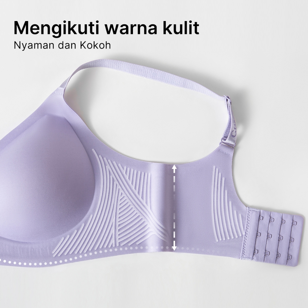 Jual GRENEY-Bra Set Bra Seamless Mulus Menopang Tali bahu huruf ...